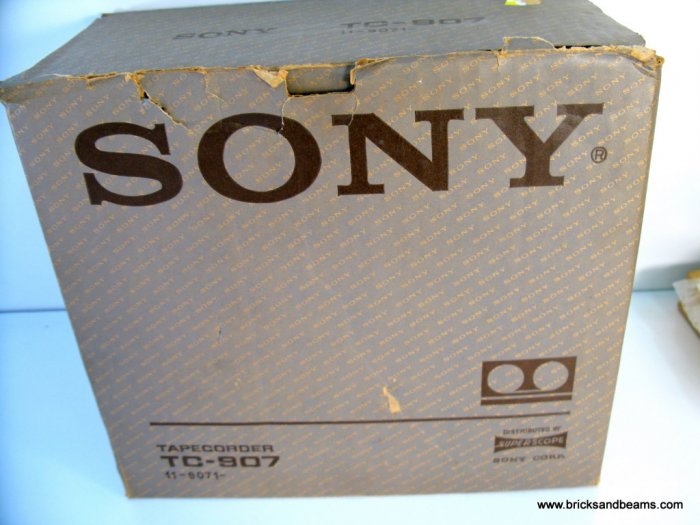 Vintage Sony TC-907 TC 907 Tapecorder Reel to Reel Recorder with ...