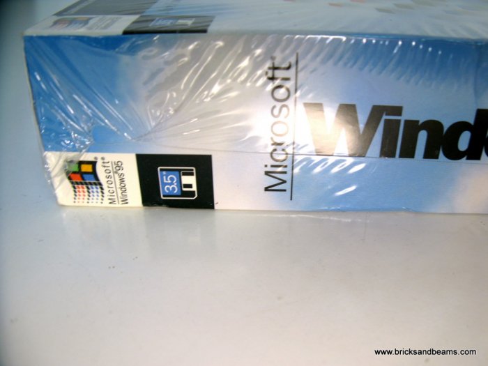 Microsoft Windows 95 Retail Upgrade for Windows Sealed with Box 3.5 ...