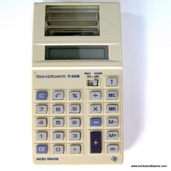 Texas Instruments Ti-5008 Printing Calculator