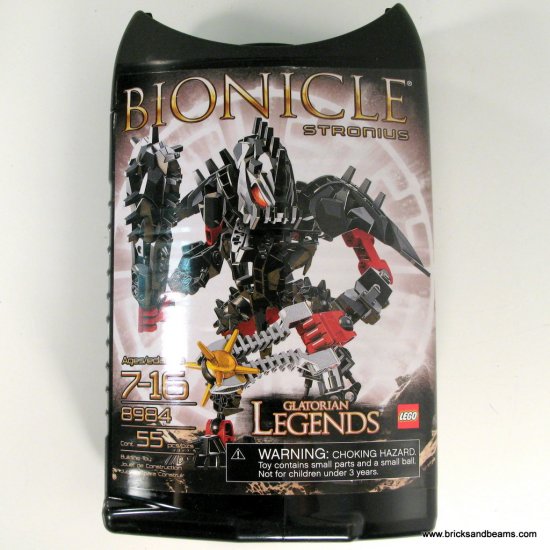 Lego Bionicle Set 8984 Glatorian Legends Stronius 2009