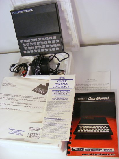 Timex Sinclair 1000 Computer System Console with Manual Foam Power ...
