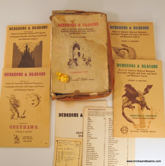 Original Collector’s Edition Dungeons and Dragons Boxed Set 1977 ...