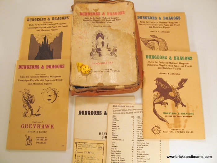 Original Collector’s Edition Dungeons and Dragons Boxed Set 1977 ...