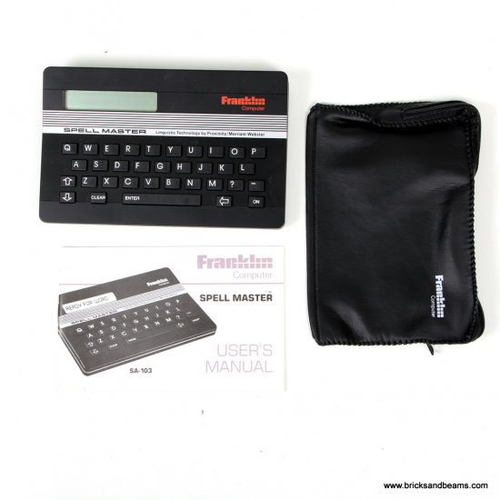 Vintage Franklin Computer Spell Master SA-103 Spell Checker w Box ...