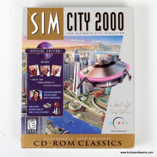 Maxis Sim City 2000 Ultimate Simulator CD Collection with Box