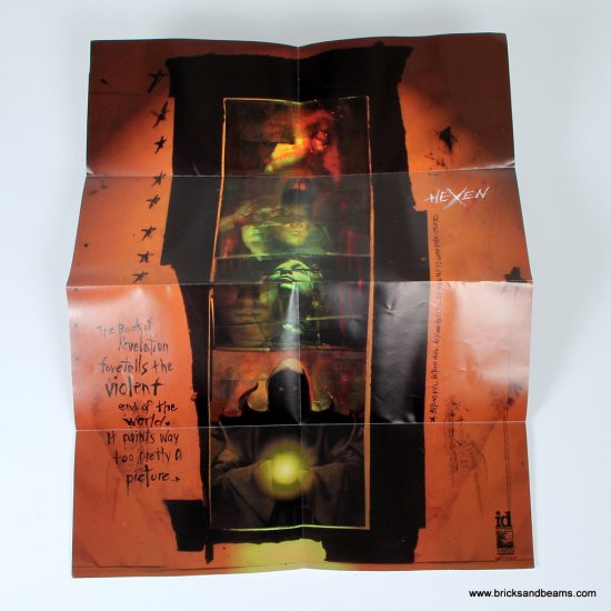 GT Interactive Hexen PC Game with Box and Poster