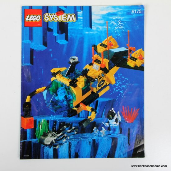 Lego 6175 AquaRaiders Aquanauts Crystal Explorer Sub Set with ...