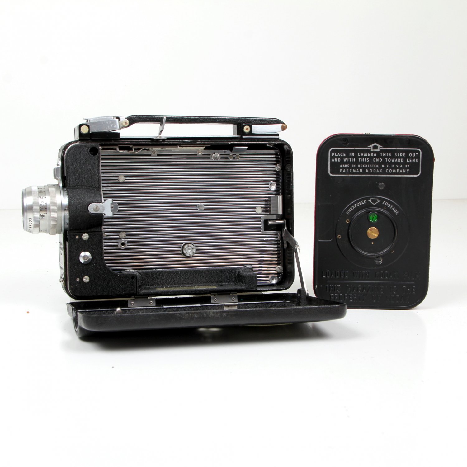 Vintage Antique Magazine Ciné - Kodak Wind Up Movie Camera with Case ...