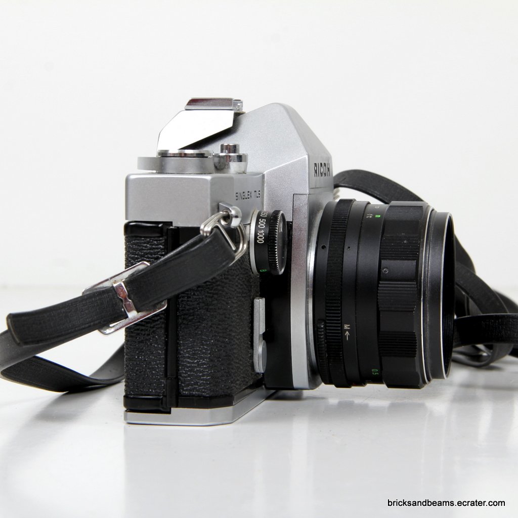 RICOH Singlex TLS SLR Film Camera 35MM FILM CAMERA with 1:1.7 50mm Lens