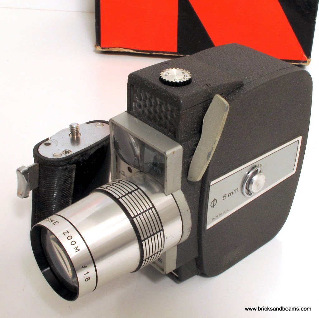 Vintage Keystone 8mm Wind Up Zoom Movie Camera 774H with Box