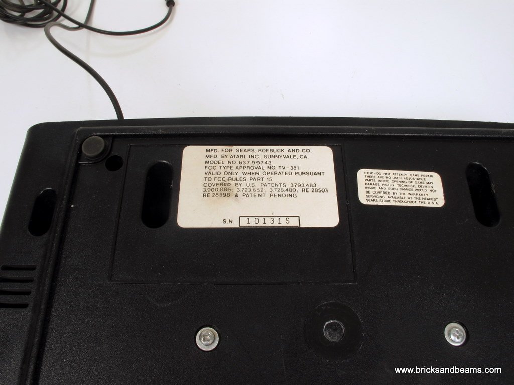 Sears Telegames Atari 2600 Heavy Sixer Deck Video Computer System w 11 ...