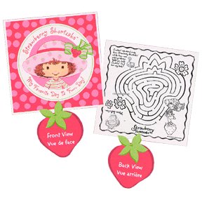 STRAWBERRY SHORTCAKE PARTY ACTIVITY SHEET