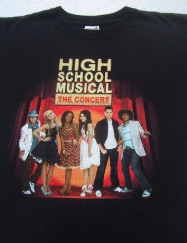 HIGH SCHOOL MUSICAL concert tour YOUTH M(8-10) T-SHIRT