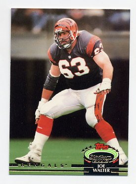 1992 Stadium Club Football #174 Joe Walter RC - Cincinnati Bengals