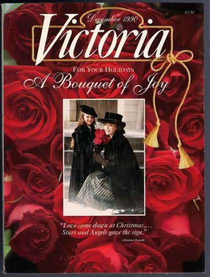 Victoria Magazine December 1990 Christmas Food Ornaments Decorating ...