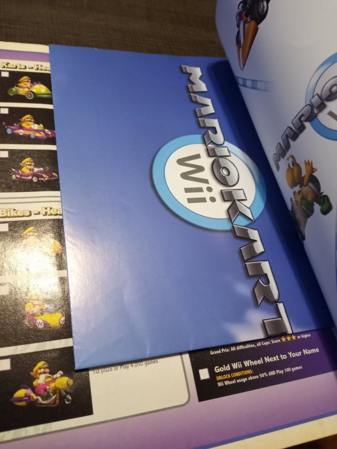 Mario Kart Wii Nintendo Strategy Guide Prima Premiere Edition W/ Poster