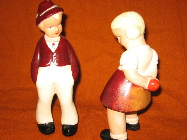 Alexander Backer Chalkware Figurines