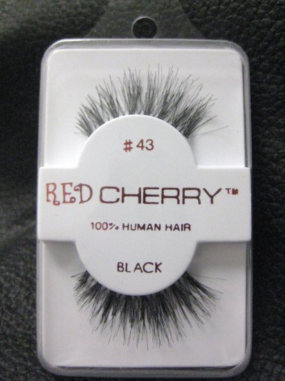 RED CHERRY FALSE EYELASHES - 43 [Comparable to MAC 36]