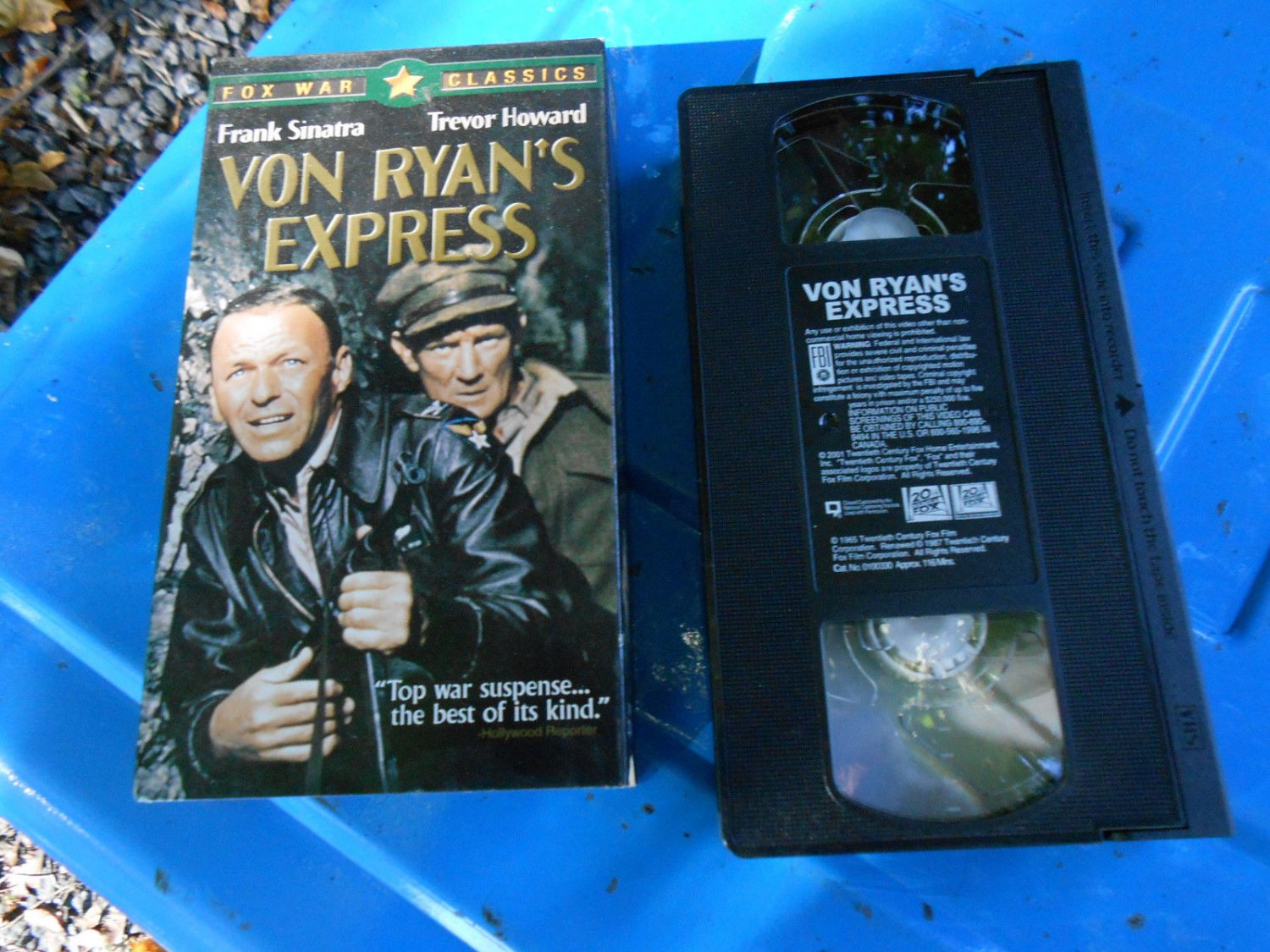 Von Ryan's Express (VHS, 1965) TREVOR HOWARD FRANK SINATRA 086162100338
