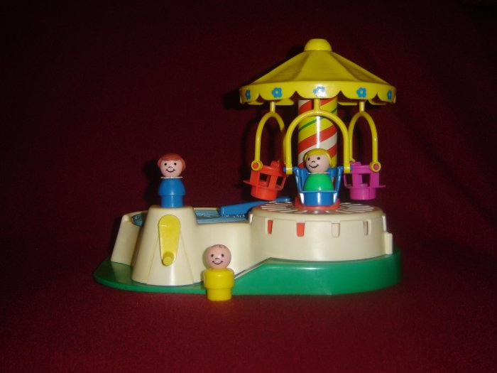 Vintage 1981 Fisher Price Change A Tune Carousel Record Player 170 ...