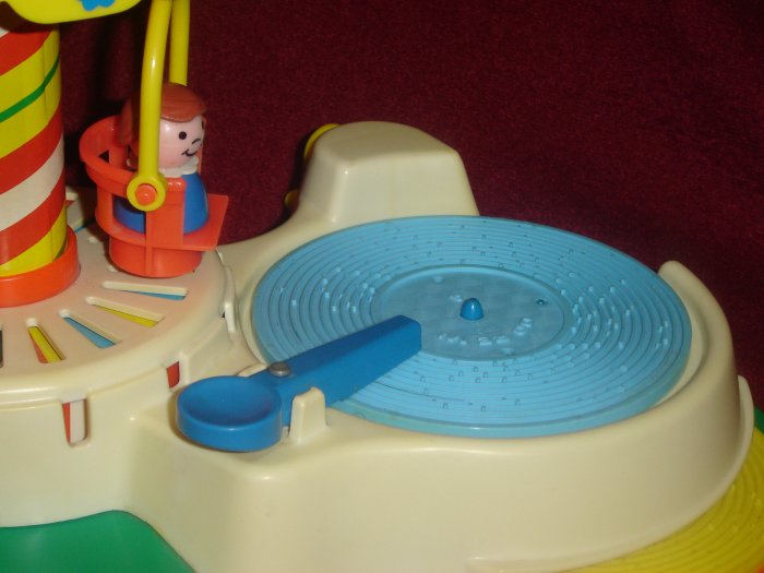 Vintage 1981 Fisher Price Change A Tune Carousel Record Player 170 ...