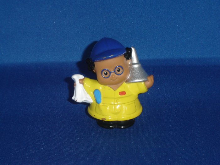 5 Pc Fisher Price Little People Set Construction Workers Mechanics For ...