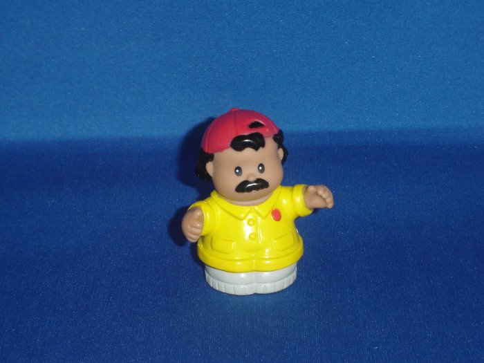 5 Pc Fisher Price Little People Set Construction Workers Mechanics For ...