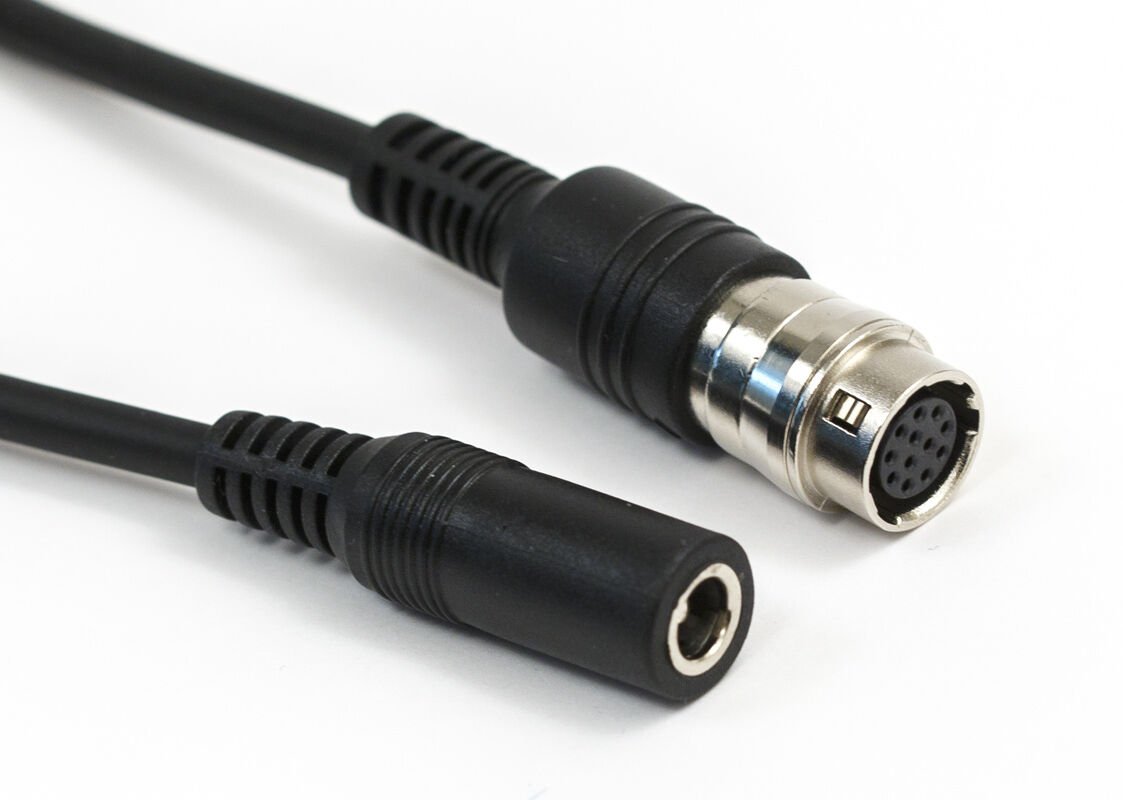 DC 12v Female to 12 Pin Hirose Cable GH4 Power B4 2/3" Fujinon Canon ...