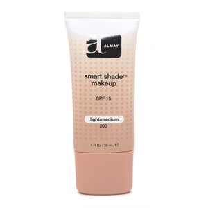 Almay Smart Shade Makeup Foundation light/medium 200 with SPF 15 SALE!