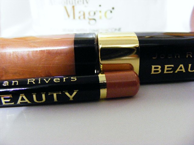 Joan Rivers Apricot Lip Gloss Lipstick Lipliner Nail Polish SET