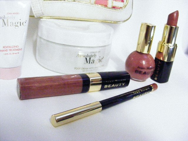 Joan Rivers Makeup Set Pink Blush 8 Pc Absolutely Magic Cream Lipstick ...