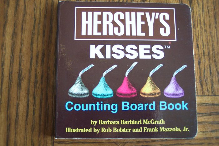 Hershey S Kisses Counting Board Book Infant Toddler Childrens Number
