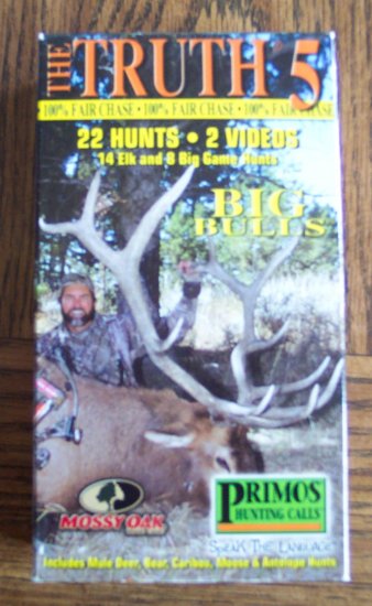 Primos Hunting Calls THE TRUTH 5 Big Bulls Hunting VHS Video