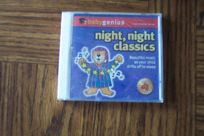 Baby Genius Night Night Classics Instrumental Series ~ Music CD