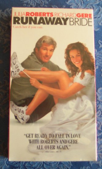 Runaway Bride Julia Roberts Richard Gere Comedy Vhs Tape Video