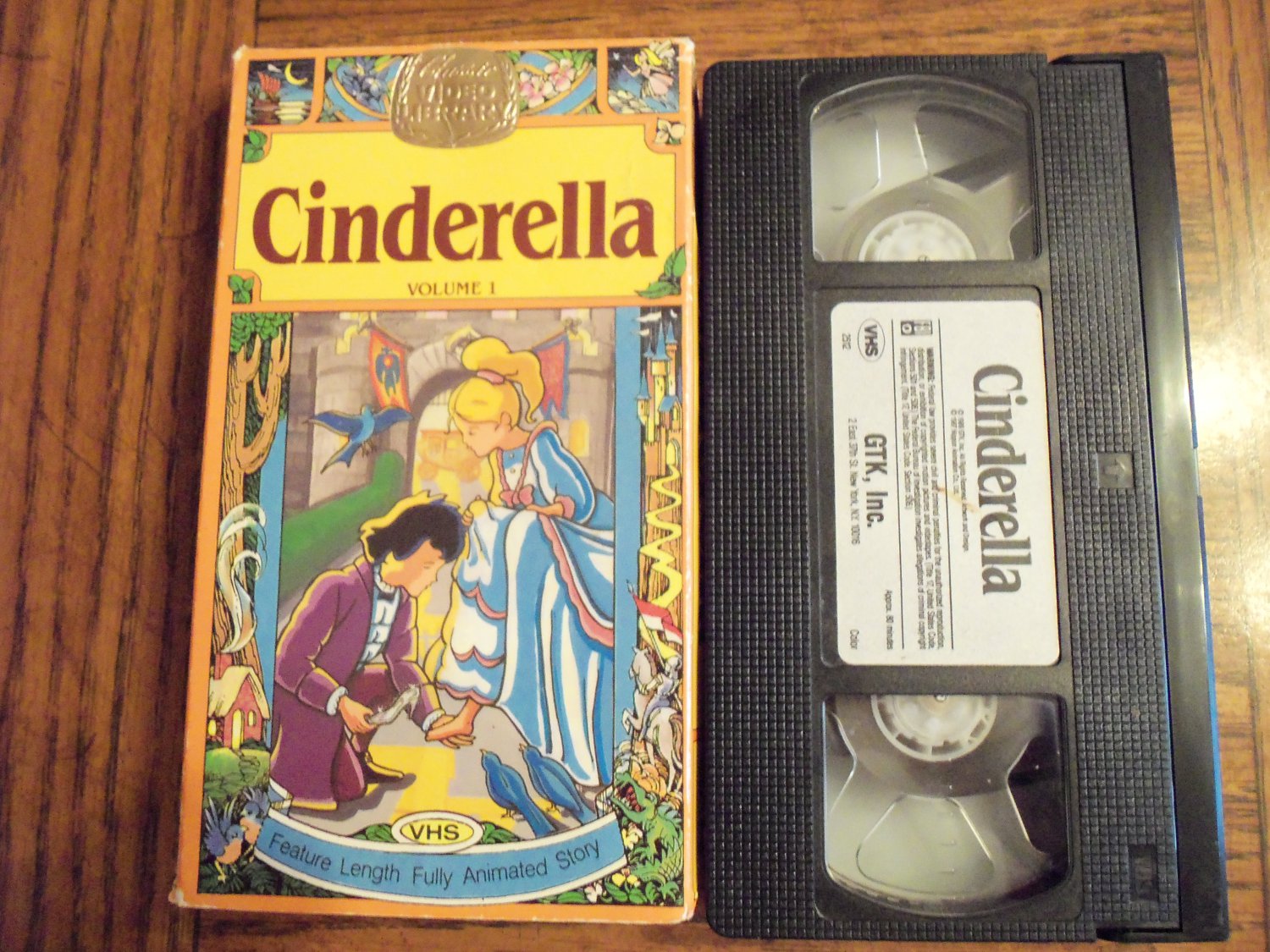 Classic Video Library Cinderella Volume 1 Vhs location4