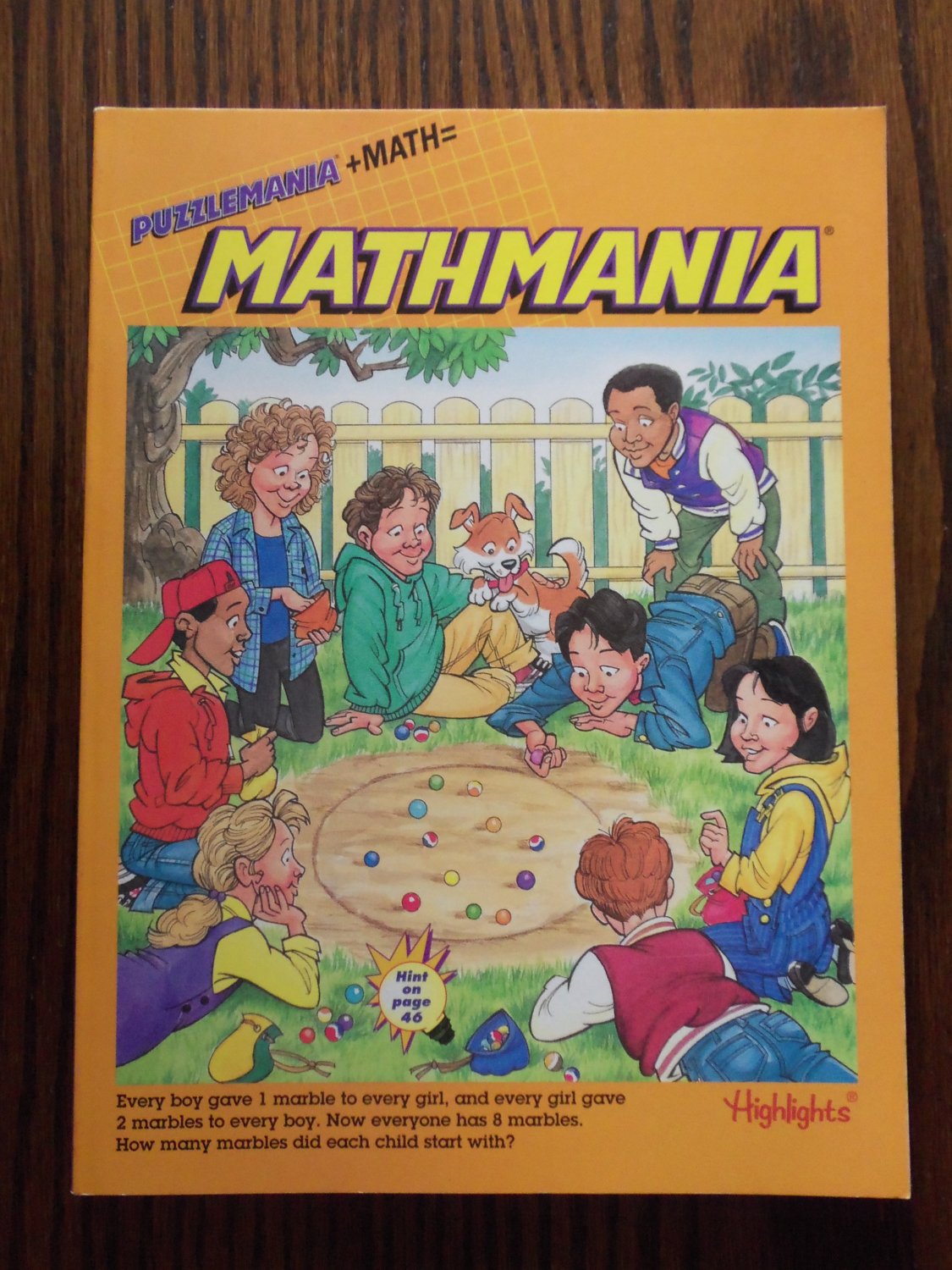 HighLights Mathmania Puzzlemania + Math Book Fun Puzzle locationO4