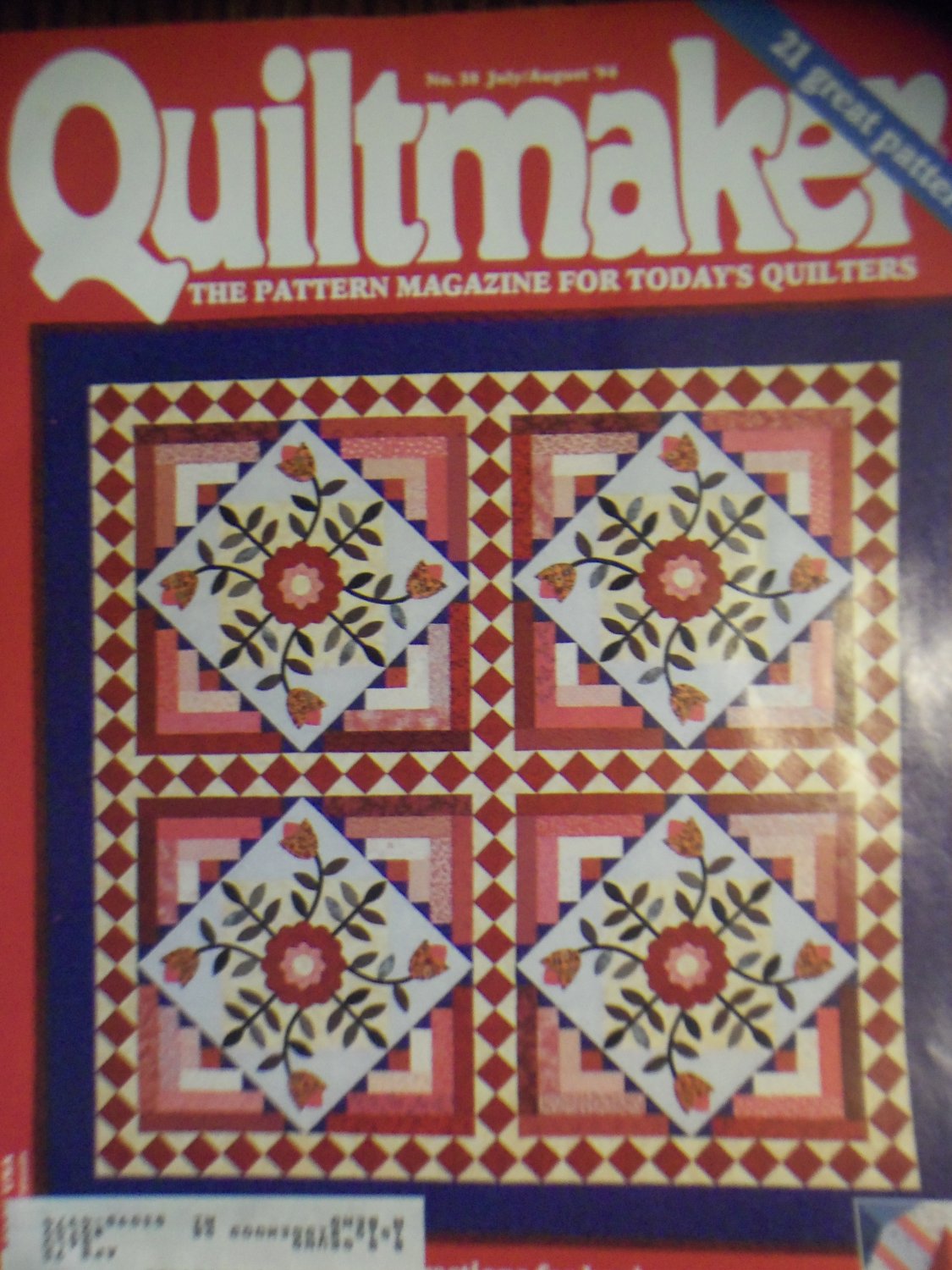 Quiltmaker Magazine No. 38 July/August 1994 Back Issue locationM10