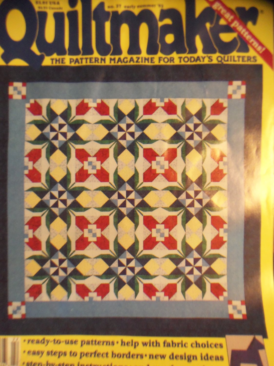 Quiltmaker Magazine No. 27 Early Summer 1992 Back Issue locationM10