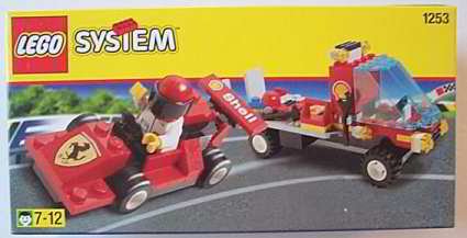 Lego SHELL Ferrari Race Car & Truck NEW retired 1999
