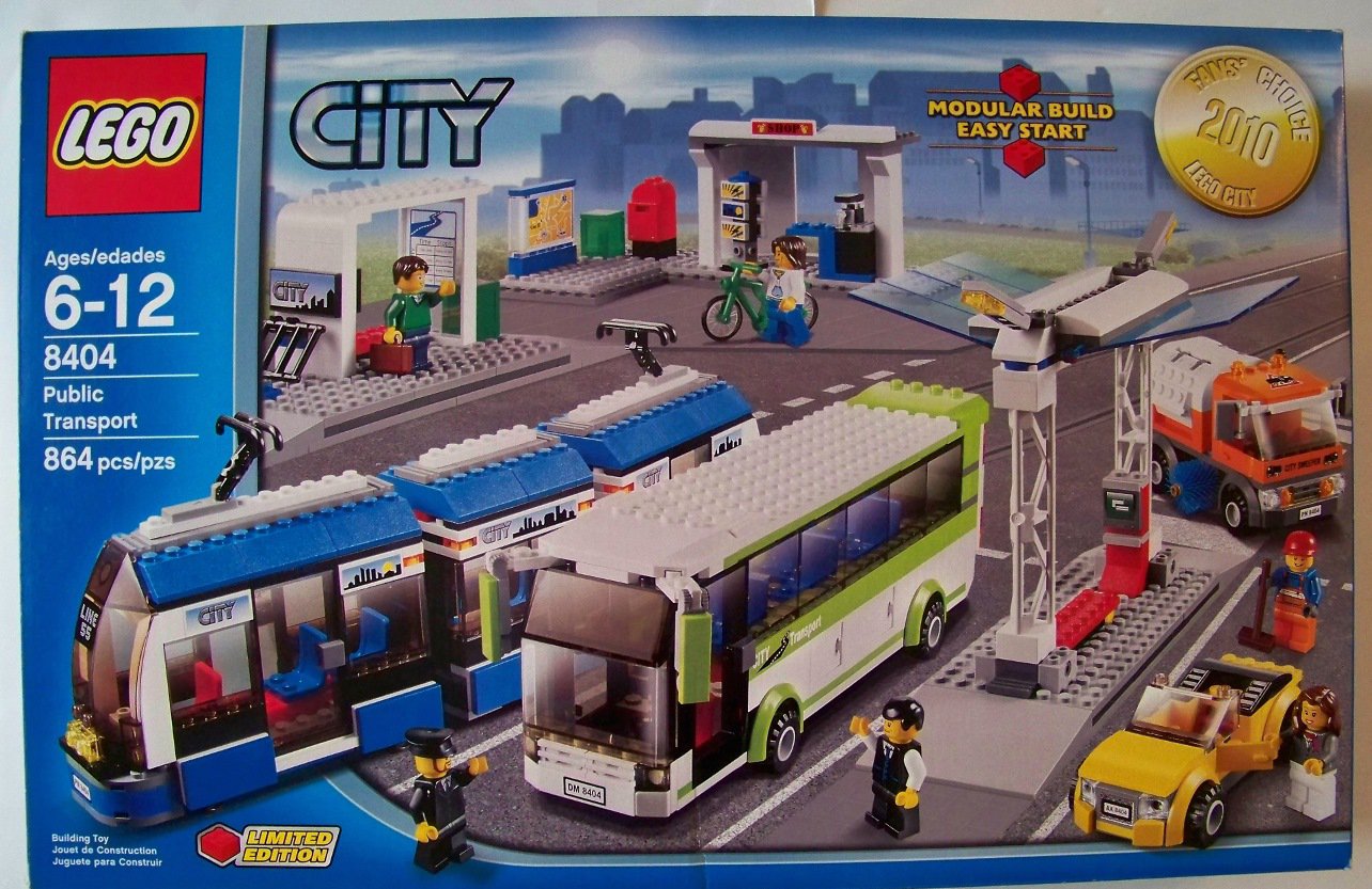 Lego PUBLIC TRANSPORT 8404 City NEW bus truck car vehicles