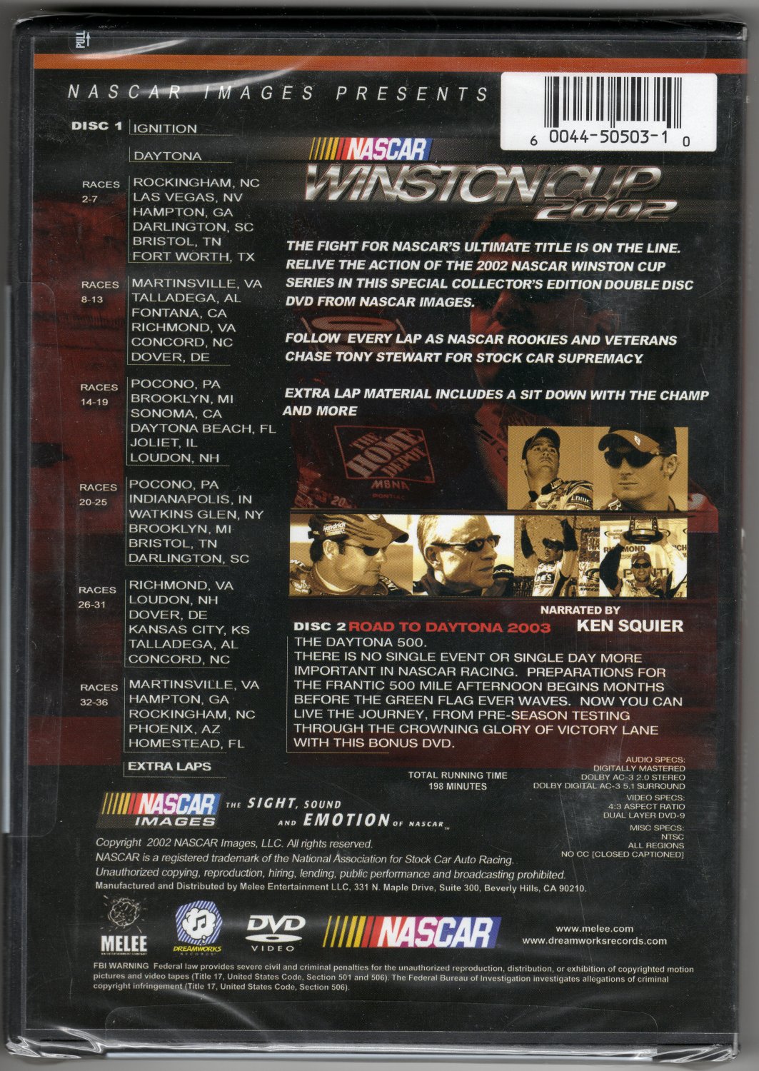 NASCAR - Winston Cup 2002 (DVD, 2003, 2-Disc Set) (DVD, 2003)