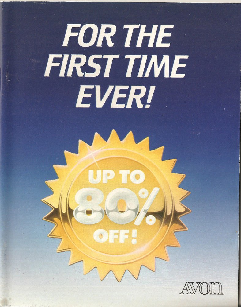 1987 Vintage Antique AVON Campaign 16 Sales Catalog Book Brochure ...