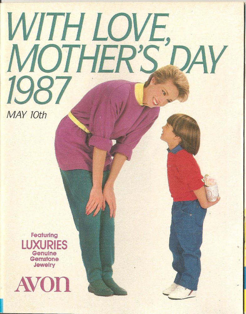 1987 Vintage Antique AVON Campaign 09 Sales Catalog Book Brochure ...