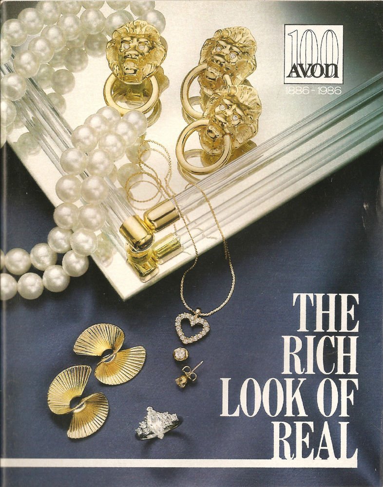 1986 Vintage Antique AVON Campaign 20 Sales Catalog Book Brochure ...