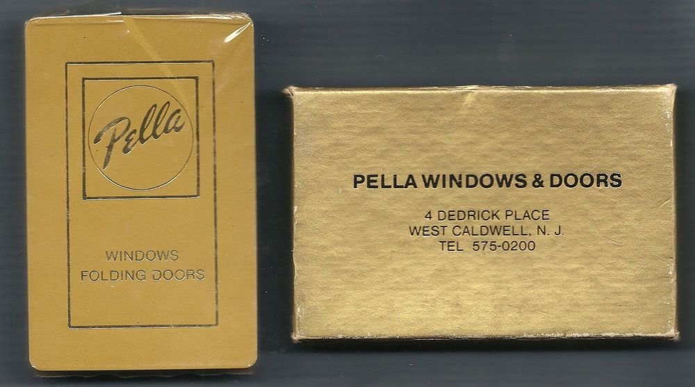 Collectible Playing Cards Pella Windows & Folding Doors Cards Unopened ...