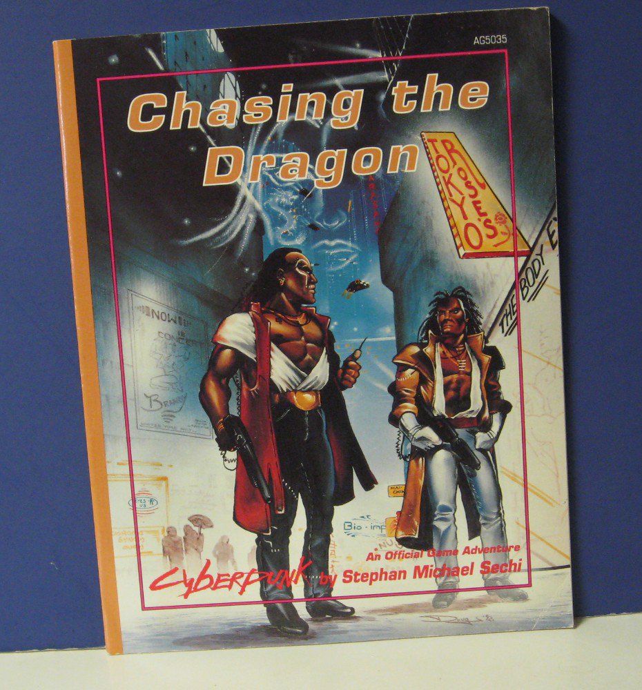 SOLD - Cyberpunk AG5035 Chasing the Dragon Adventure Book Atlas Games ...