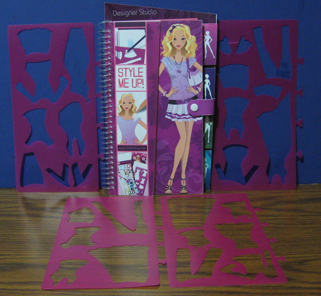 Style Me Up - Fashion Design Sketch Doodle Book - Designer Studio