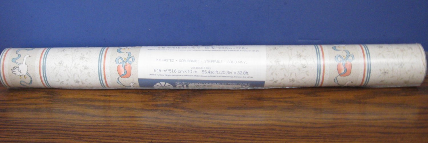 Sunworthy Vintage Duck Themed Contact Paper Double Roll 55.4 Square ...