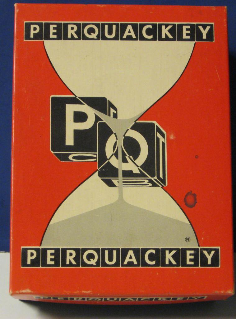 SOLD - Perquackey Dice Word Anagram Game - Shreve Comapny - 1956 Vintage